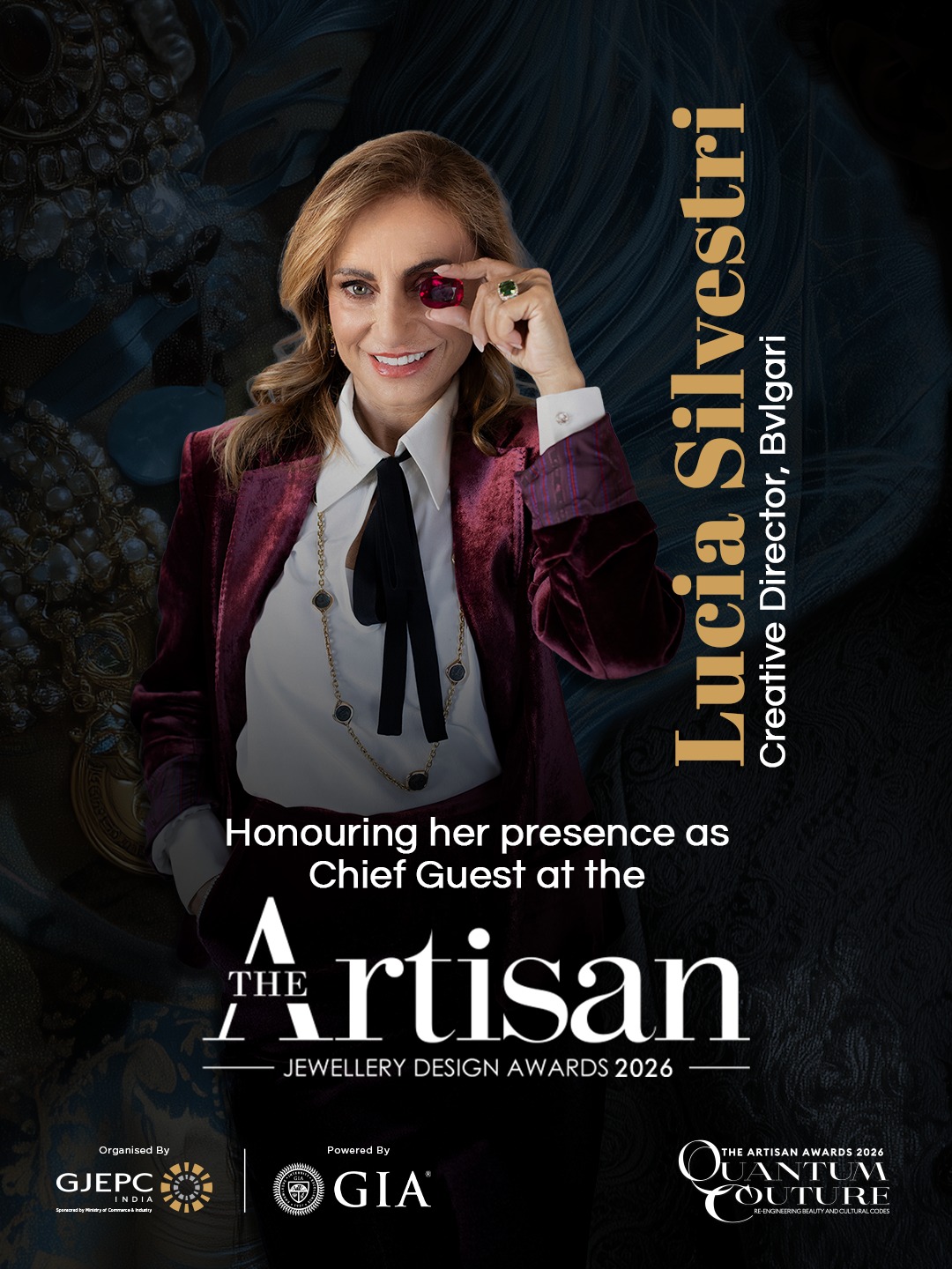 Lucia Silvestri is the Chief Guest at Artisan Awards 2026 – Gems2Jewellery
